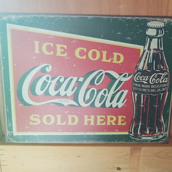 Other | Coca Cola Tin Sign | Poshmark